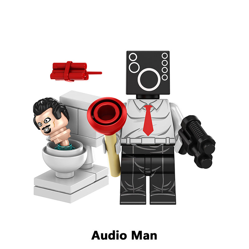 Skibidi Toilet Minifigures Set Series 2 Building Blocks Collection ...