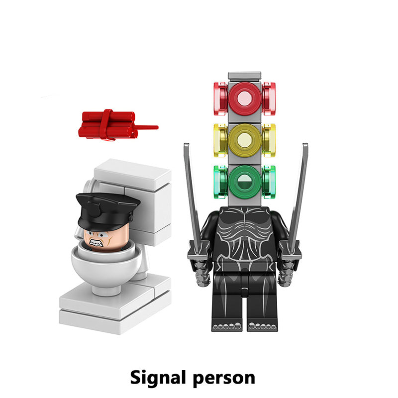 Skibidi Toilet Minifigures Set Series 2 Building Blocks Collection ...