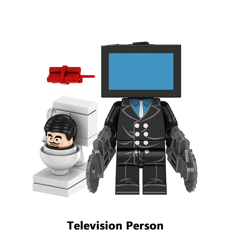 Skibidi Toilet Minifigures Set Series 2 Building Blocks Collection ...